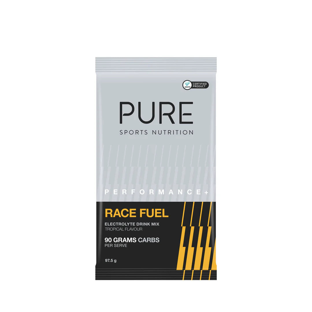 PURE - PERFORMANCE+ RACE FUEL TROPICAL ELECTROLYTE HYDRATION 98g SACHE ...
